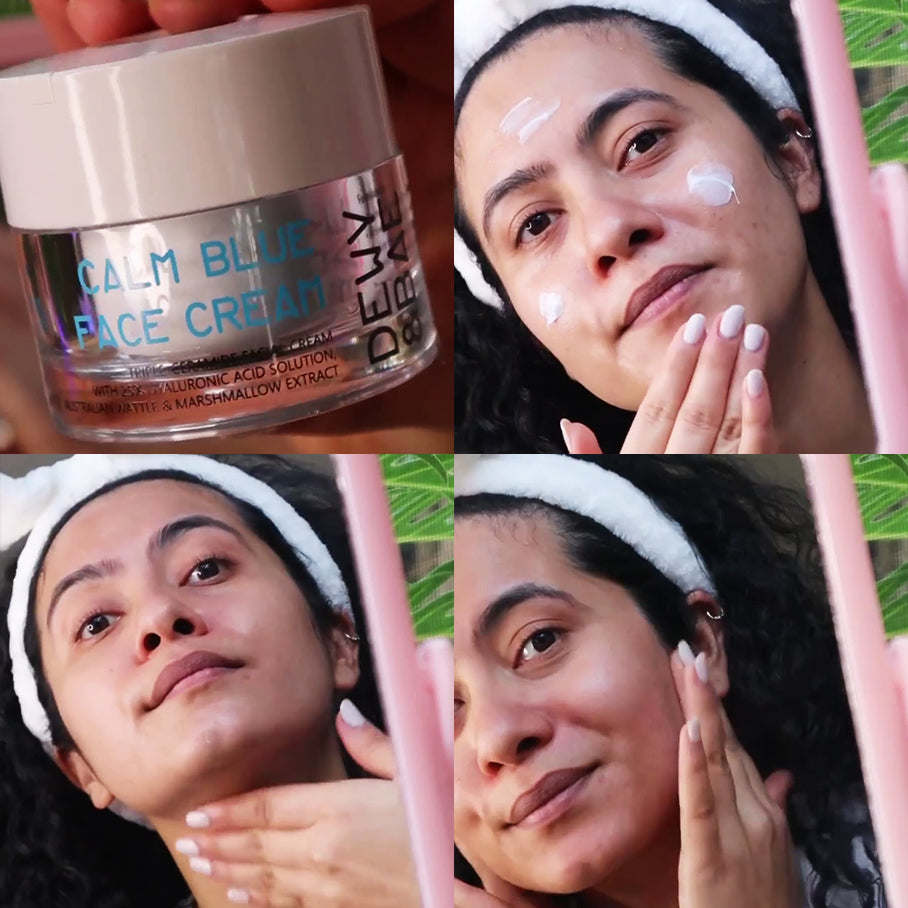 Calm Blue Face Cream | Soothing Moisturiser – Dewy&Bae
