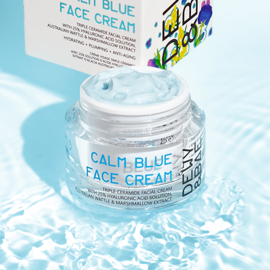 Calm Blue Face Cream | Soothing Moisturiser – Dewy&Bae